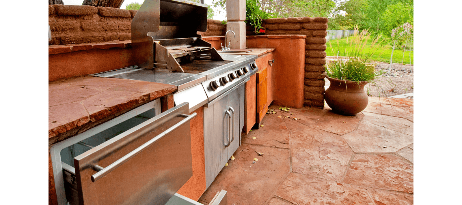 Best Worktop for Outdoor Kitchen – Woodlark Garden Luxury