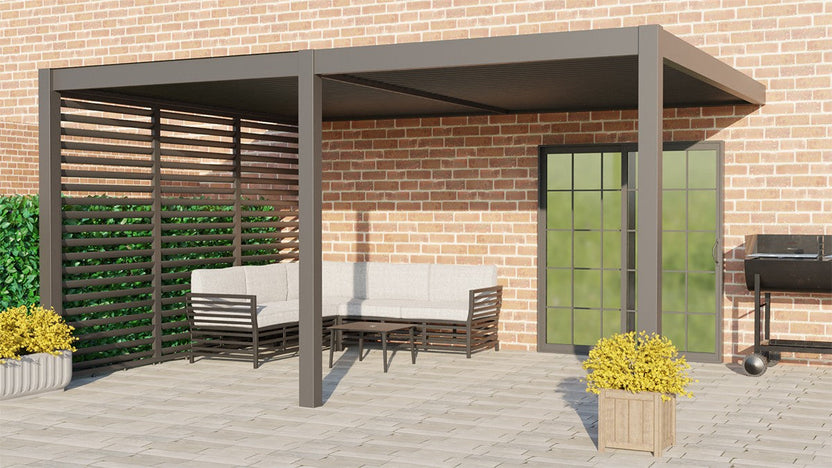 Electronic Motorised Aluminium Pergolas – Woodlark Garden Luxury