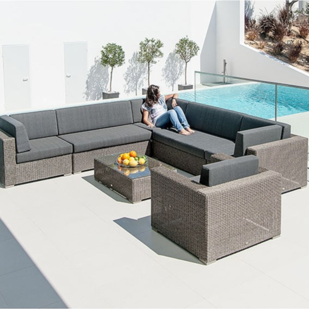 Alexander Rose Monte Carlo Modular Corner Sofa Set — Woodlark Garden Luxury